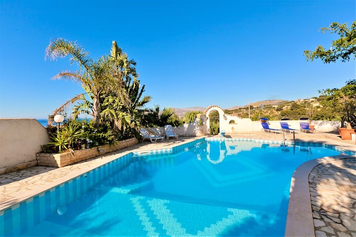 Villa Le Palme Con Piscina - San Vito Lo Capo