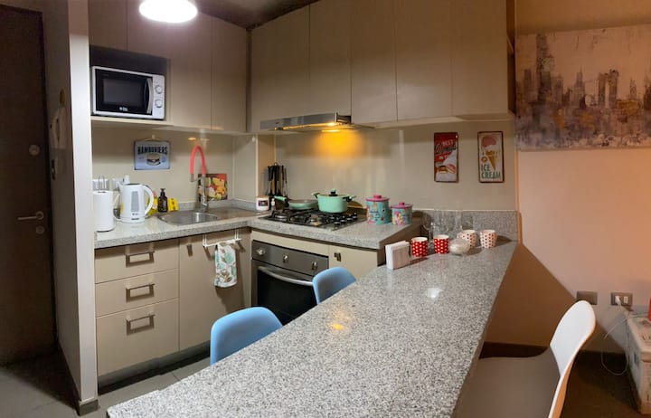 San Miguel Dpto 4 Personas Estacionamiento Wifi - El Bosque, Chile