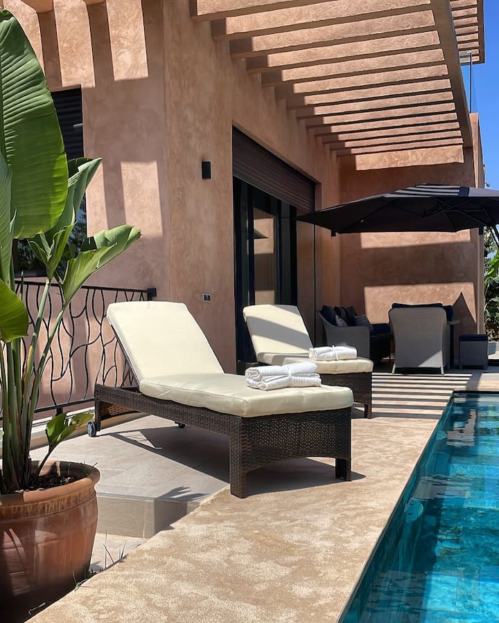 Luxueuse Villa Au Golf Amelkis - 6 Chambres - Marrakech