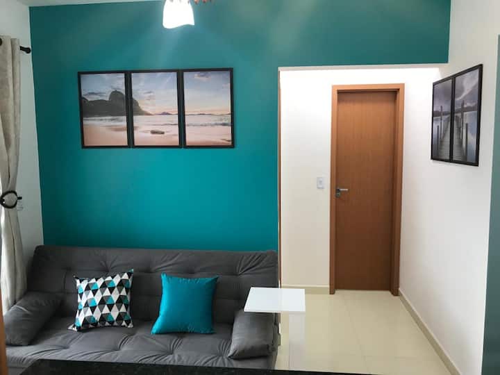 Apto 54 Na Praia Grande Com Piscina Liberada - Praia Grande