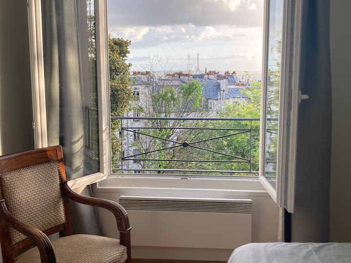 ÉLégant 2br Apt Avec Vue Sur Paris Eiff-a-a - Paris