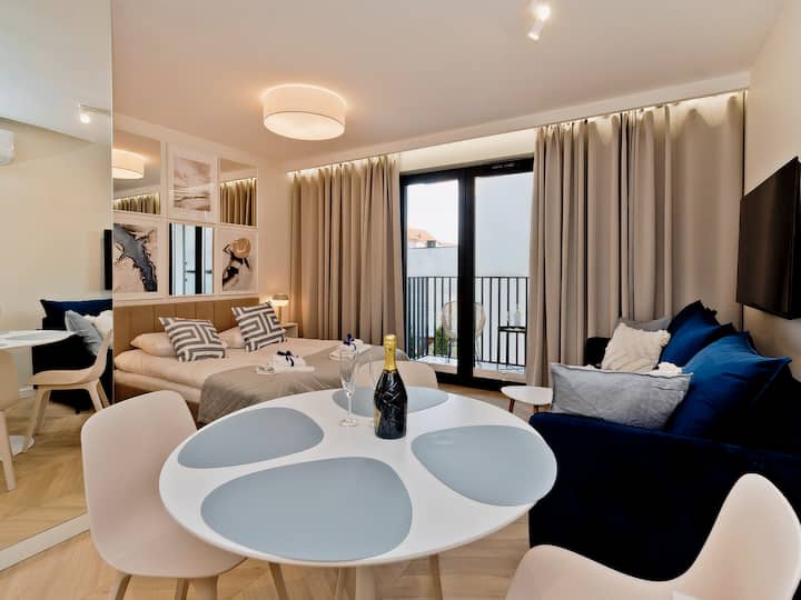 Blueapartpl Stylowe Studio Przy Porcie - Jastarnia
