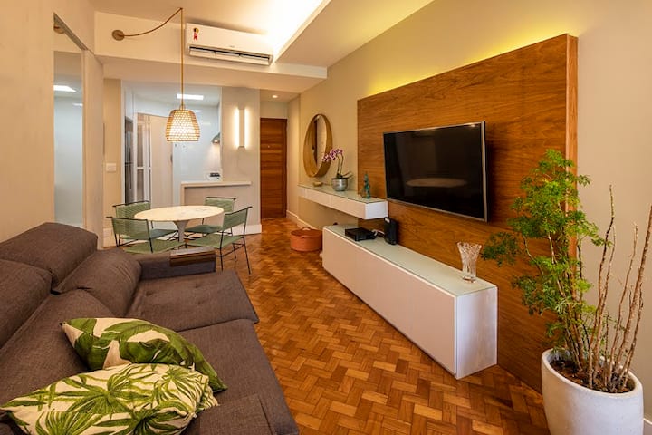 Modern 2bd Apt 5m Beach Leblon #2005 - Rio de Janeiro