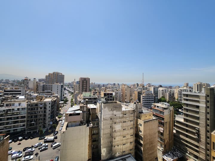 Big Apt, Huge Terrace+free Eb - Beirut