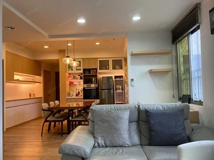 Spacious, Hot Spring, View, Pool 溫泉景觀公寓 - Taipéi