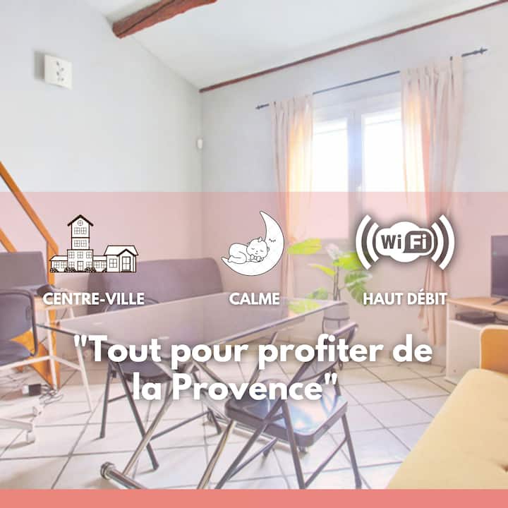 Le Refuge Mistralien - Calme, Wi-fi, Centre Ville - Sausset-les-Pins