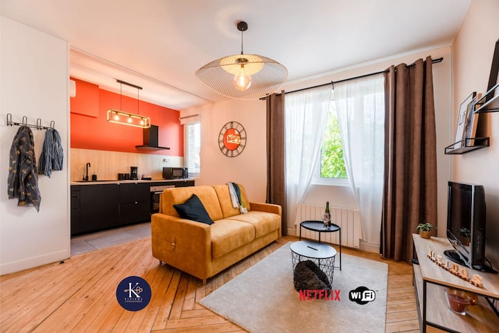 [Gare De Rouen] -Moderne Et éLégant Appartement T2 - Rouen