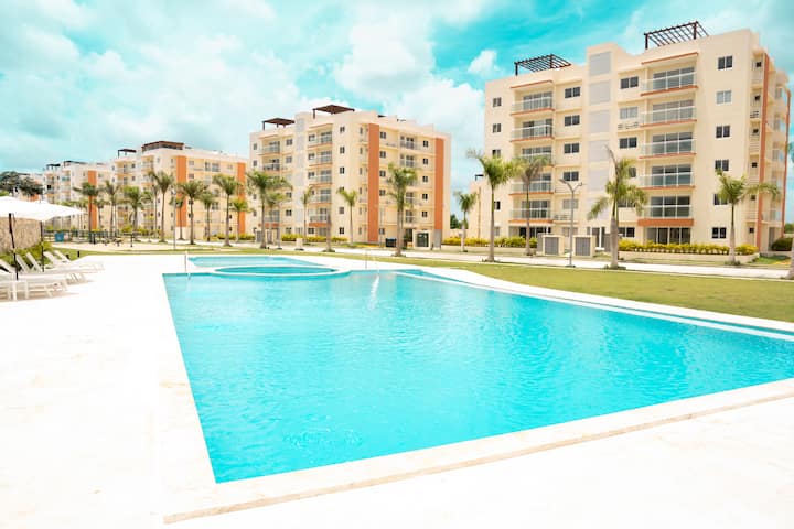 Apt Confort, Piscine, 10min De Coco Bongo, Plage - Punta Cana
