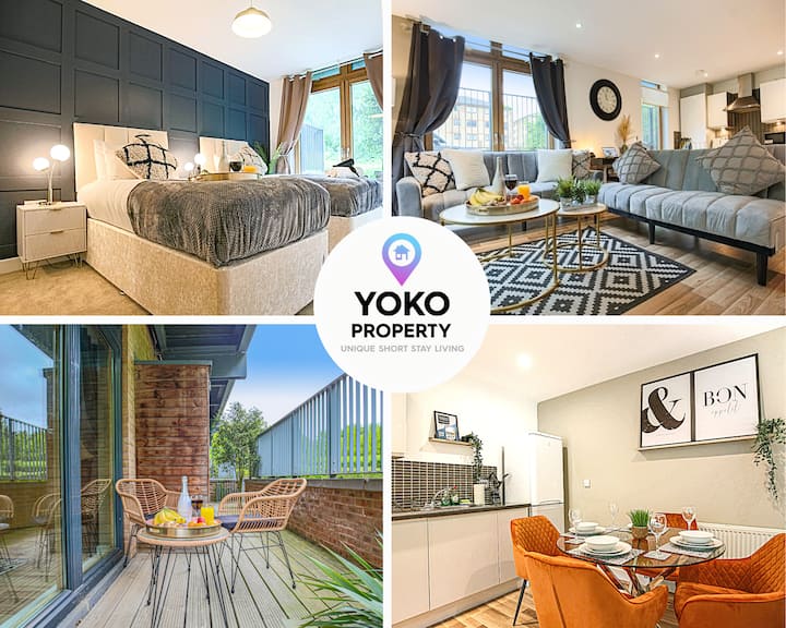 Central Mk - Balcony - Free Parking - Fast Wifi - Milton Keynes