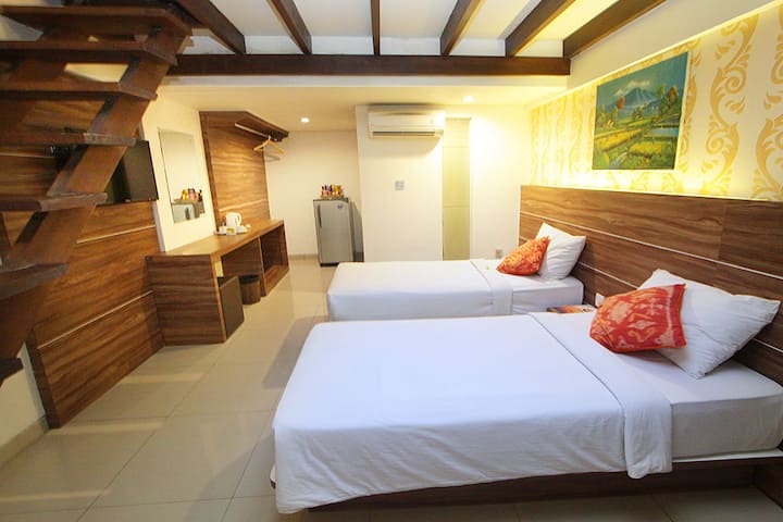 Legian Sunset Comport Duplex Apartment 4 Adults - 쿠타