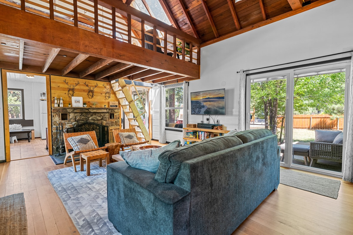 Modern Mountain Cabin in Big Bear + Huge Yard - Cabins for Rent in Big ...