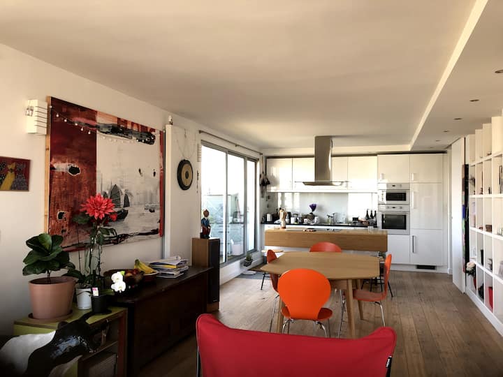 Lumineux Et Vue Exceptionnelle, Avec Grand Balcon - Porte de Montreuil