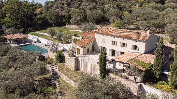 Luxury Private Villa. Amazing Views, Infinity Pool - Fayence