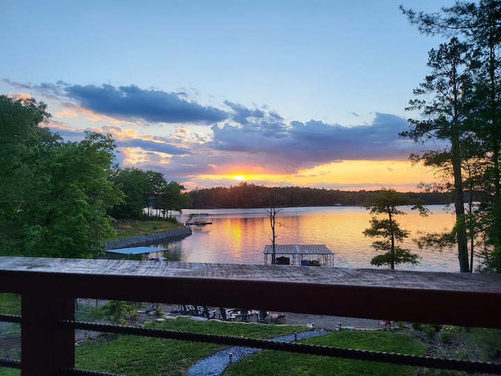 Crystal Blue On The Sunset Shore Of Lake Blueridge - Blue Ridge, GA