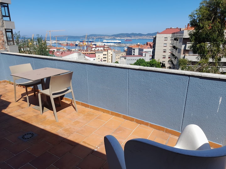 Habitación Luminosa Con Vistas - Vigo
