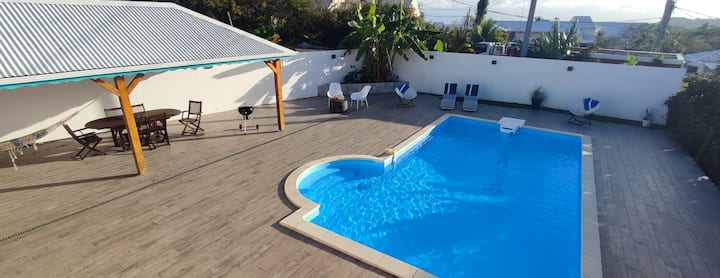 Promo Villa Standing 3 Chb, Piscine, Proche Plage - Guadeloupe