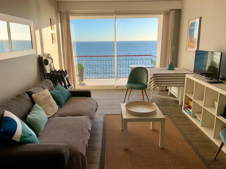 Appartement Lumineux Face à La Mer - Plage de La Baule