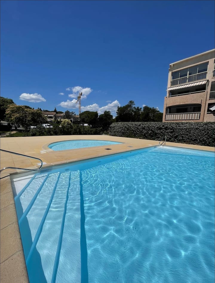 Appartement Avec Piscine - 1km De La Plage - Sainte-Maxime