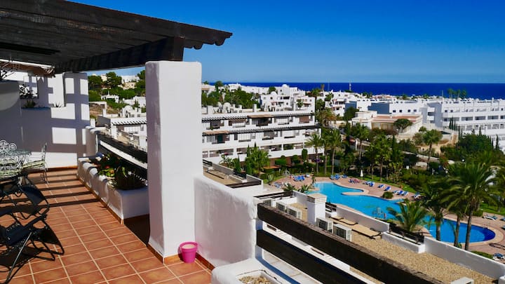 Apartamento Con Vistas Al Mar Y Piscina - Mojácar