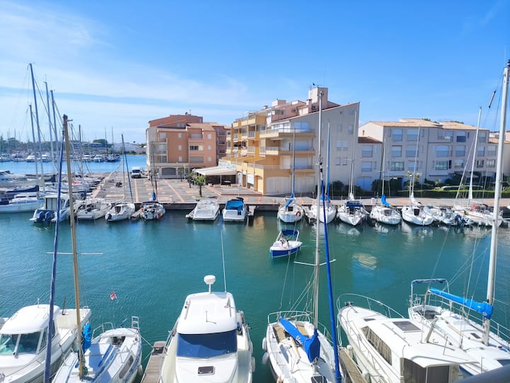 Superbe Vue Mer, Port Et Bateaux - Plage150m - Agde