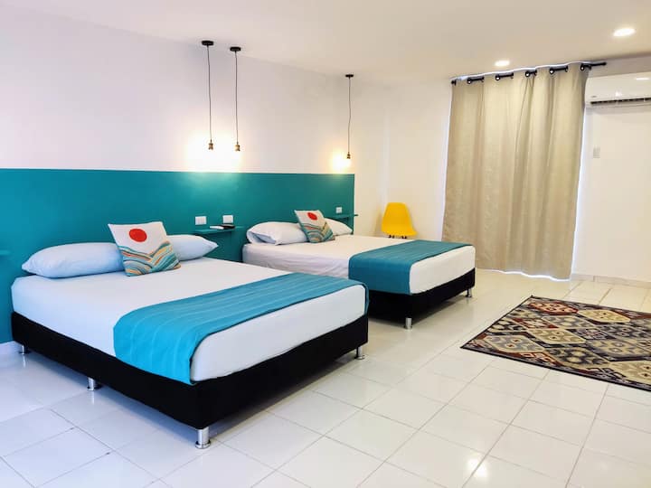 Bona Vida Hostel - Chambre Familiale Pour 6 - Riohacha