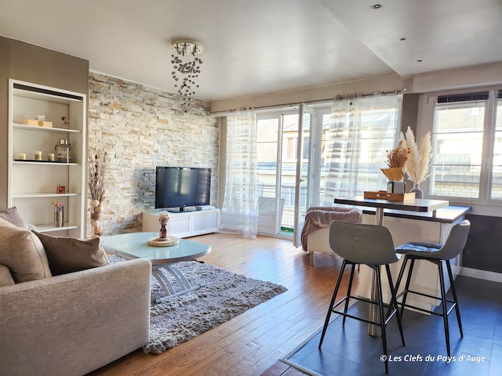 Bel Appartement Au Cœur De Lisieux, Parking + Wifi - Lisieux