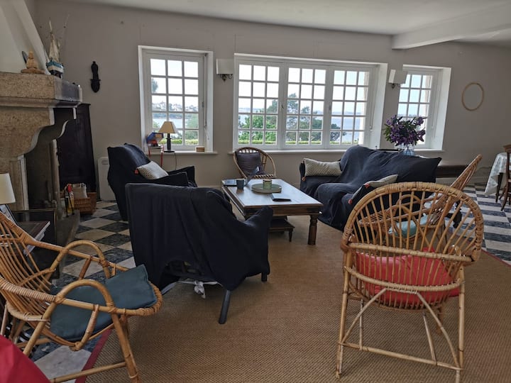 Carantec 1 Chambre Villa Vue Mer Accès Plage - Île de Batz