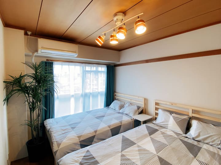 Jy73jr山手线新宿涩谷上野秋叶原银座东京直达/最近车站步行3分钟/最多6人/免费固定wifi - Ueno