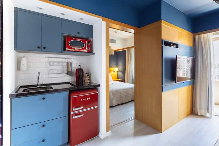 Prox. Paulista, Cama Queen, 300mb, Garagem Coberta - São Paulo