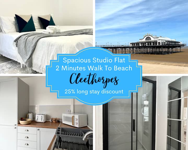 Studio Flat | Long Stay Discount | Clee Beach - Cleethorpes