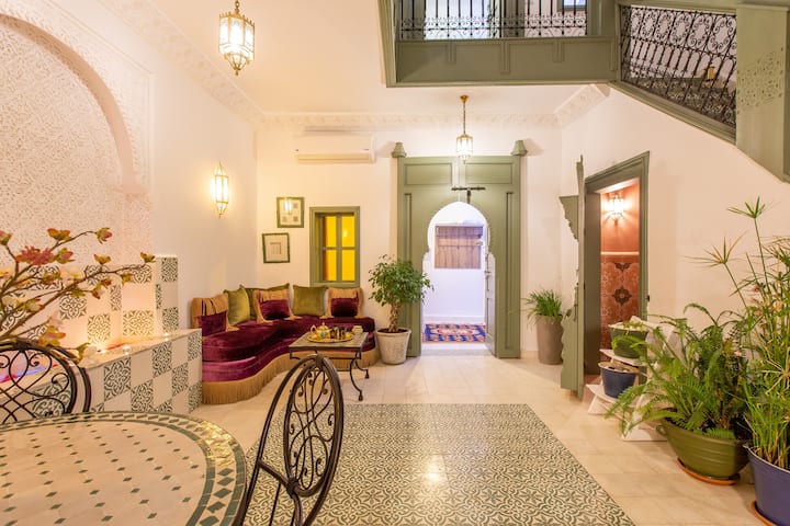 ​Riad Privé à 5 Min De Jemaa El Fna,fibre & Ménage - Marrakesh