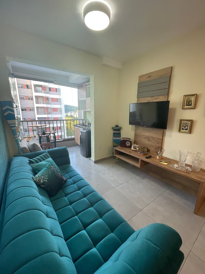 Apartamento 6° Andar Com Piscina E Estacionamento - Caraguatatuba