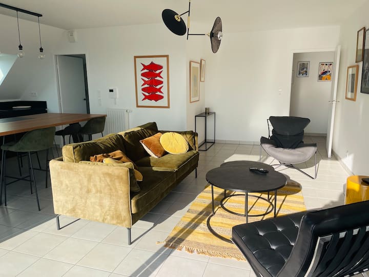 Appartement Spacieux, Terrasse Et Parking Privé - Concarneau