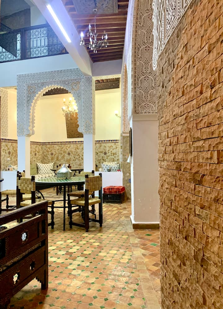 Chambre Double Riad Zahraa & Petit Dej Compris - Meknès