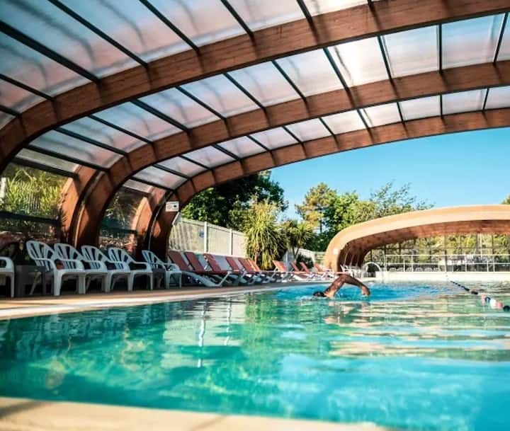 Mobil Home Dans Camping 4étoiles - Lège-Cap-Ferret