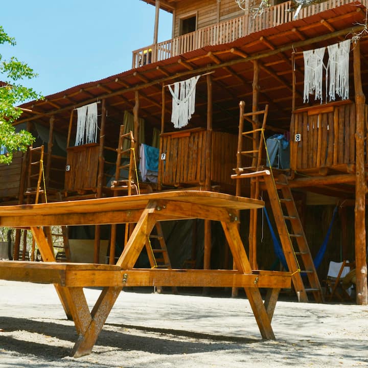 Camping Tent For Two On The Second Floor. - Holbox