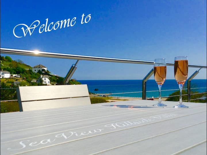 Sea View Hillside Villa. Dogs Welcome Free - Looe