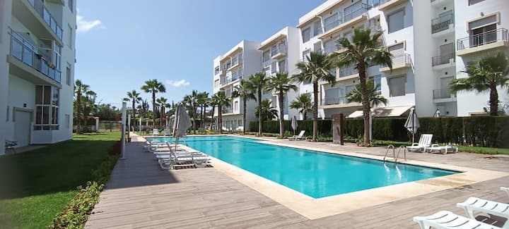 Appartement Haut Standing Vue Sur Piscine - Bouznika