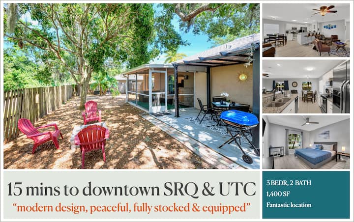 "Serenity Now" 3br House In The Heart Of Sarasota - Lakewood Ranch, FL