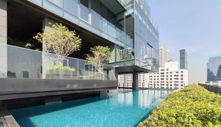 8f#pool&bts Nana&mrt Sukhumvit&max4ppl - Bangkok