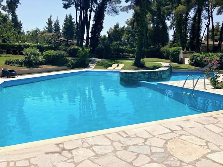 Sani Villa Luna With Swimming Pool - Halkidiki