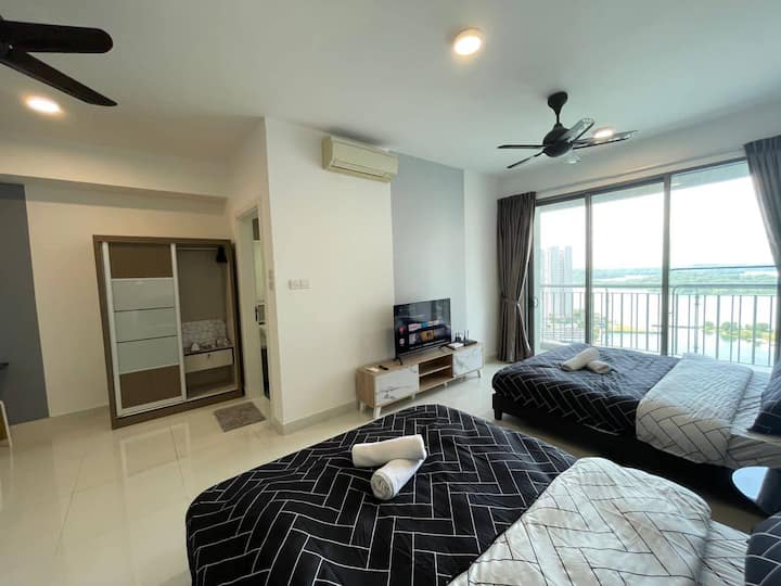 Teegasuites25| Sunrise Pool & Seaview Studio 4pax - Iskandar Puteri