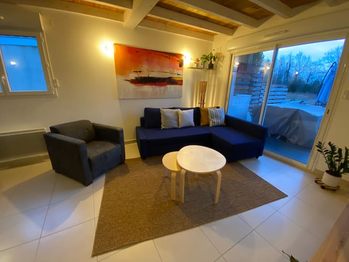 Maison Piscine Proche Océan - Tosse