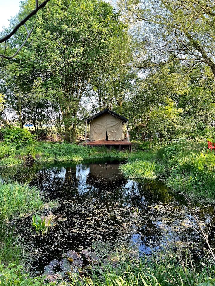 Safari Tent At The Pond For 2 - Groningen