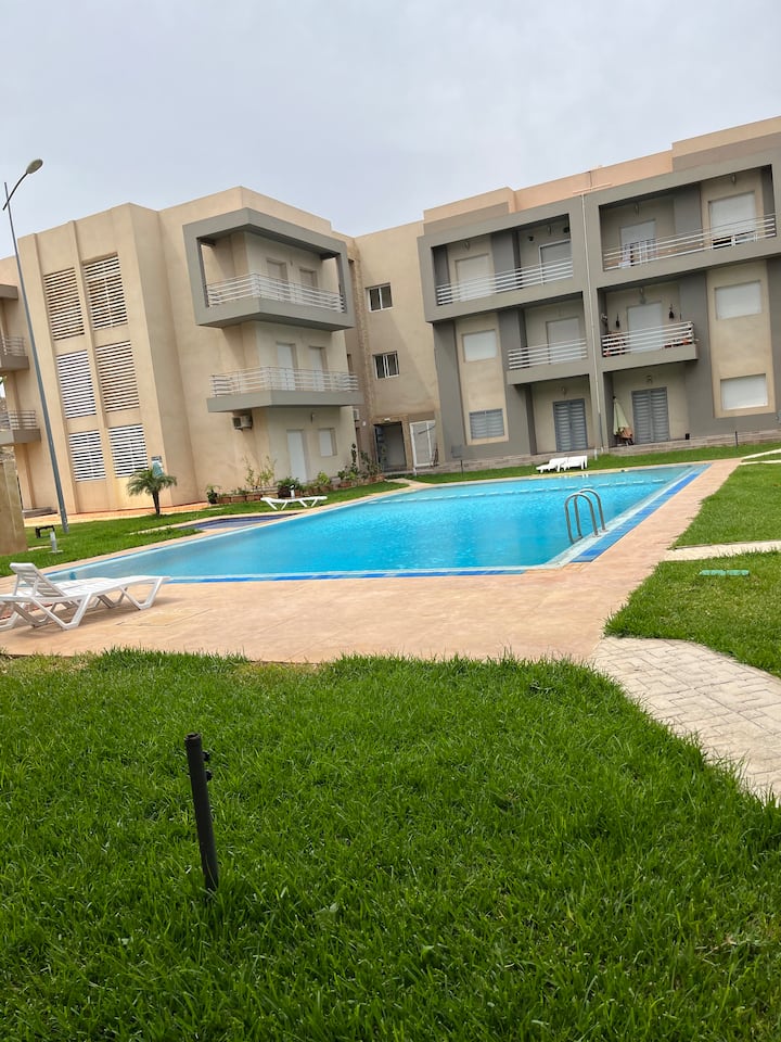 Charmant T3 Dans Résidence Avec Piscine Saïdia - Saïdia