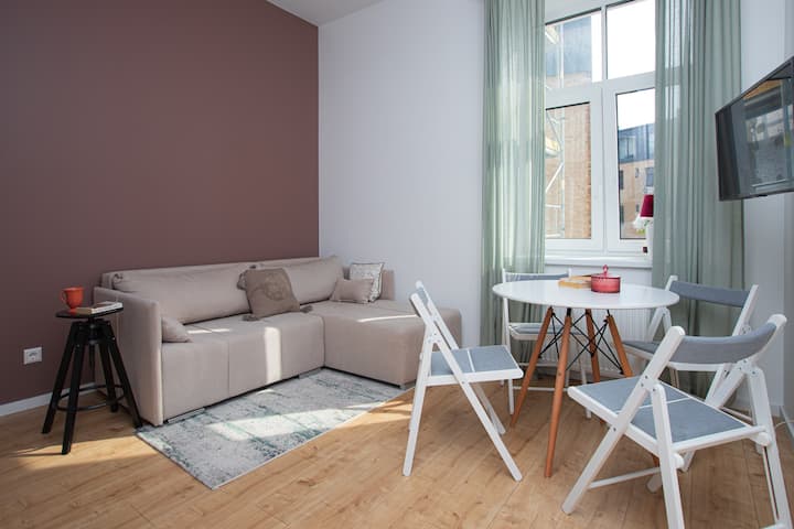 2 Room Studio | Silent & Sunny | 10 Min To Oldtown - Riga