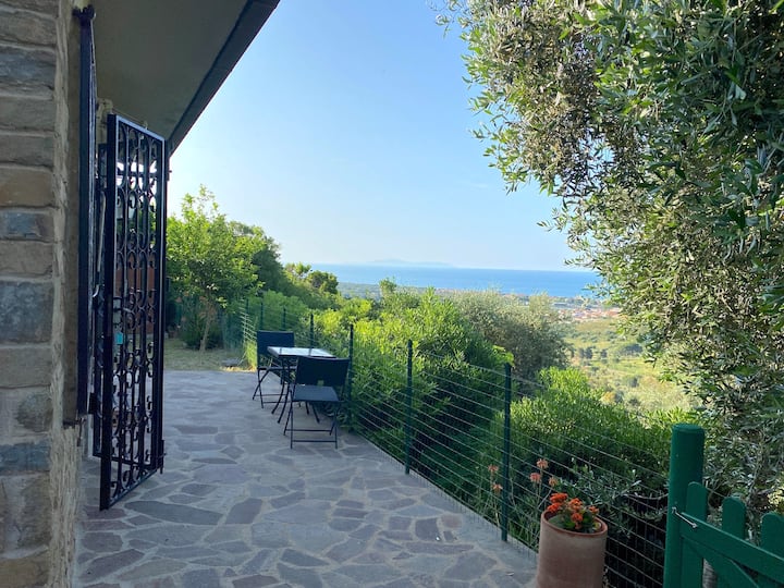 Poggiodoro: Sea-view Villa On The Hills - Castiglione della Pescaia