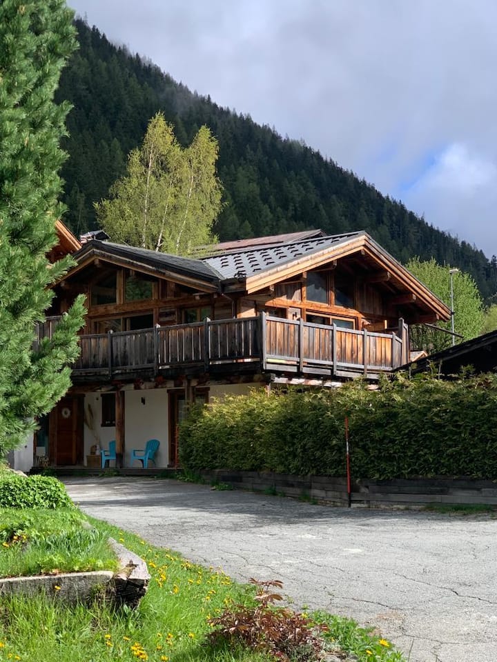 Chalet "Les Arolles"- Vue Mont Blanc - シャモニー