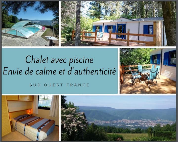 Baudelys: Chalet Avec Piscine - Pont-de-Larn