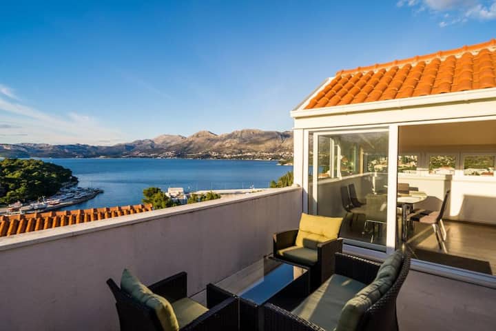 3 Bedroom Apt W Seaview Terrace - Mlini